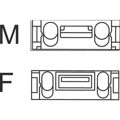 MCS 2 PDP T MALE MODULE PROFIBUS